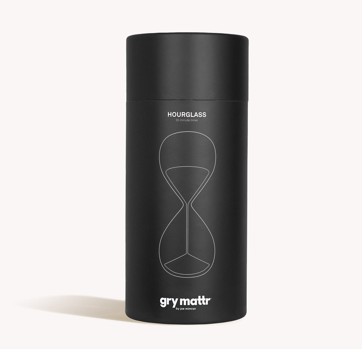 Desktop Hourglass 30 Minutes Jet Gry Mattr Usa